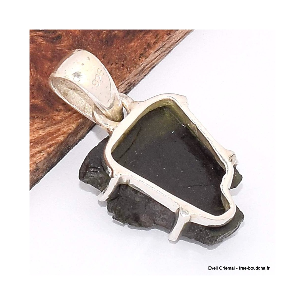Pendentif Shungite noble Véritable – Bijou argent 925 poinçonné