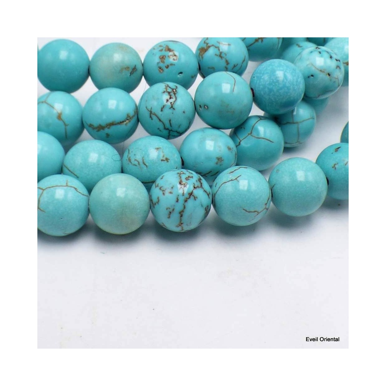 Mala de Prières – Véritables Turquoises du Tibet